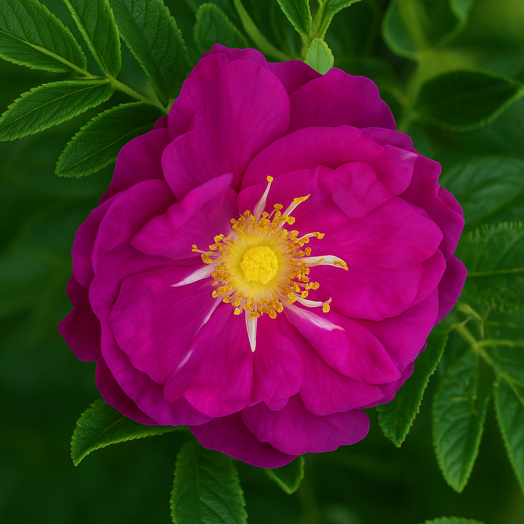 Purple Pavement Potted Rose Bush | Purple Rugosa Rose | Grace Rose Farm