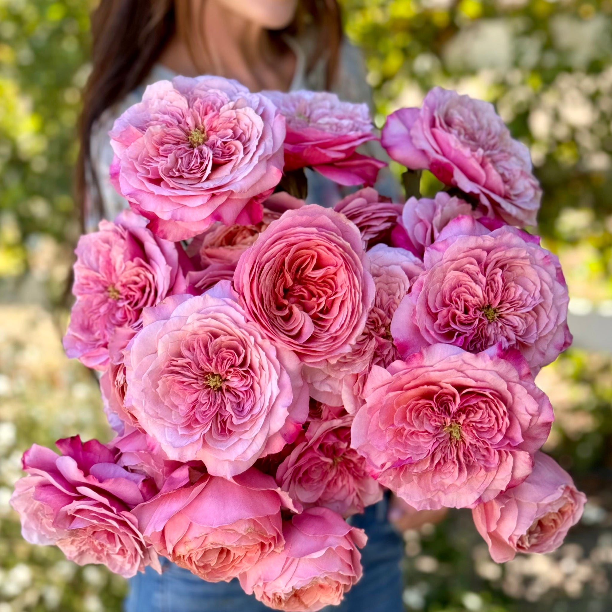 Girlie Bouquet | Feminine Garden Rose Bouquet | Grace Rose Farm
